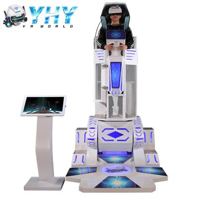 China 9D VR Roller Coaster Simulator 1 Player Rocket VR 360 Machine for sale