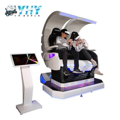 China Godzilla Shaped 9D VR Simulator 360 Rotation Double Chair Virtuality Arcade Machine for sale