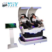 China Godzilla 9D Virtual Reality Ride Double Motion Egg Chair 360 VR Simulator for sale
