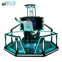 China Adults Kids 3.0 Meters Wide 9D VR Simulator Virtual Reality Walking Platform for sale