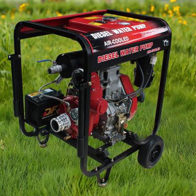 China 4x3 inch diameter 170mm impeller cast iron centrifugal water pump with diesel engine for sale