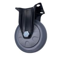 China Heavy Duty Industrial TPR Caster Wheels Rigid 125MM for sale
