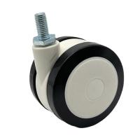 China 75mm Threaded stem Medical Grade Casters For Medical Equipment for sale