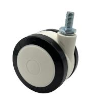 China Double Polyurethane Quiet Caster Wheels For Medical Equipment 75MM for sale
