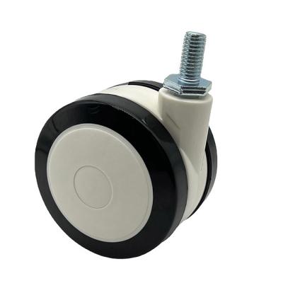 China Double Polyurethane Quiet Caster Wheels For Medical Equipment 75MM for sale