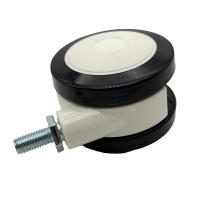 China 3 Inch Medical Nylon Locking Polyethylene Caster Hospital Stand Caster Wheels for sale