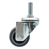 China Furniture Soft Rubber Silent TPR Caster Wheels 2 Inch With Bearing for sale