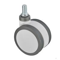 China 75mm Medical Twin-Wheel Sickbed Wheel Medical Instrument Thread Casters for sale