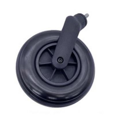 China 8 Inch PU Foam Wheelchair Front Casters For Rehabilitation Equipment for sale