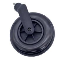 China 200mm Wheelchair Caster Wheels PU Replacement Front Wheels for sale