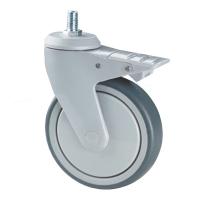 China 5 Inch Thread Hospital Bed Caster Wheels For Medical Equipment for sale