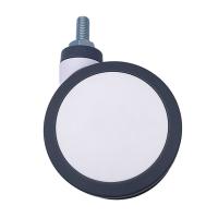 China Swivel Thread Medical Furniture Trolley Caster PU Caster Wheel For Hospital Bed for sale