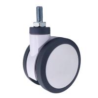 China 100MM Silent Medical Dual Wheel For Medical Equipment Hospital Bed Casters​ for sale