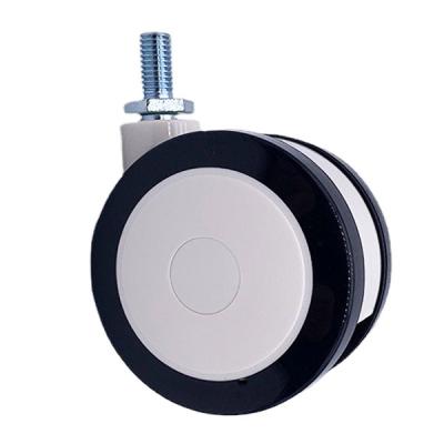 China Medical Polyurethane Wheels Caster Swivel Hospital Supplies Devices 75MM for sale