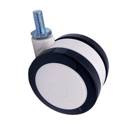China 3 Inch Medical Trolley Caster Wheels Swivel Screw For Hospital Bed Equipment for sale