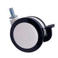 China Medical Equipment Silent Polyurethane Trolley Wheels Hospital Bed 75mm for sale