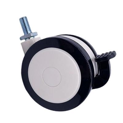 China Medical Equipment Silent Polyurethane Trolley Wheels Hospital Bed 75mm for sale