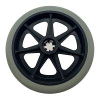 China Diameter 150mm Wheelchair Spare Wheels PVC Or TPR Gray Tread High Effective for sale