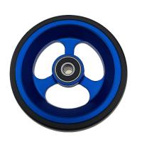 China Sport Wheelchairs Front Wheel 100mm 125MM PU On Aluminum Casting Core for sale