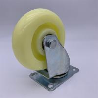 China White Swivel Nylon Wheels Large Load Capacity 4 Inch for sale