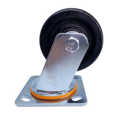 China 4'' High Temperature Caster Wheels Black Color Oven for sale