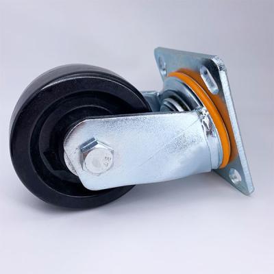 China Appliance Bakery Trolley Wheels Heat Resistant Plate Swivel Caster for sale