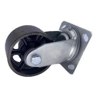 China 150mm Heavy Duty Castor Wheels Cast Iron Castors Swivel Casters for sale