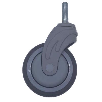 China 125MM TPR Medical Casters Wheels For Medical Equipment/Trolley/Furniture for sale
