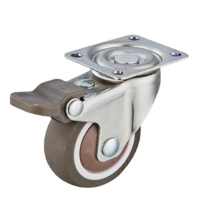 China 2 Inch Mute Light Duty Casters TPR Wheel Environmentally Protection Materials for sale