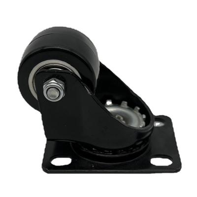 China 2 Inch PU Tread Swivel Plate Light Duty Casters Wheel with PP Core for sale