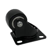 China Light Duty Polyurethane Tread Swivel Plate Casters Wheel with PP Core 50MM for sale