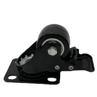China PU Tread Swivel Light Duty Casters Wheel with PP Core For Furniture 40MM for sale