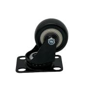China 2 Inch PU Swivel Plate Caster Wheels For Furniture Load 60KG for sale