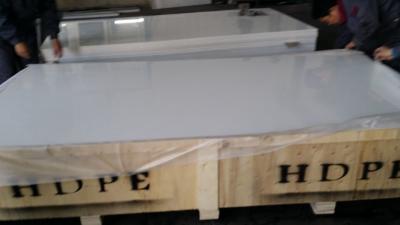 China 3/4inch thick hdpe plastic fender board for machining white color for sale