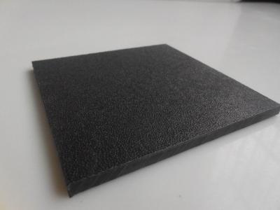 China factory direct price 10mm thick black textured embossed virgin HDPE sheet for sale