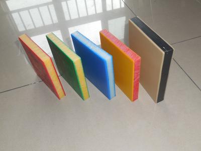 China Glossy surface extruding hdpe plastic sheet 4feet x 8 feet various color for sale