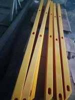 China anti corrosion uhmwpe PE1000 plastic machined plastic strips with drilling holes for sale