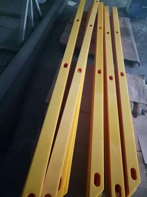 China anti corrosion uhmwpe PE1000 plastic machined plastic strips with drilling holes for sale
