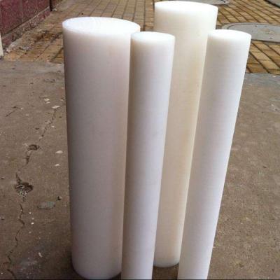 China Superior Quality Solid Plastic white color UHMW-PE Bar mould pressed UHMWPE Rod for sale