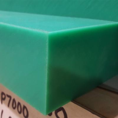 China smooth Green color cast nylon polyamide plastic plate for gearing wheel parts for sale