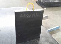 China Recycled material uhmw pe plastic crane foot stabiliser block,outrigger pad for sale