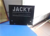 China custom company logo and name hdpe plastic cnc machined sheet double color for sale