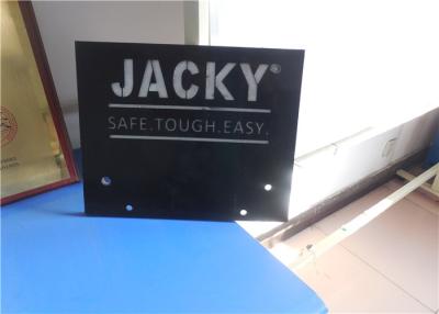 China custom company logo and name hdpe plastic cnc machined sheet double color for sale