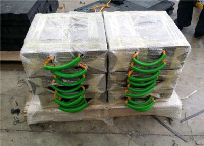 China Black 20 tons loading capacity 600x600mm outrigger pad for construction use for sale