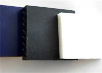 China Black color 25mm thick Boron polyethylene shielding sheets 4 feet x 8 feet for sale