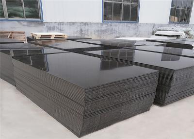 China Black color 10mm thick hdpe pe100 plastic plate for silo and hopper industry for sale