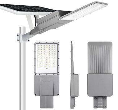 China Aluminum Solar Powered LED Street Light 100W 300W IP65 Outdoor Lamp for sale