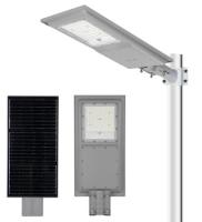 China SMD2835 100W Solar Powered LED Street Light 170lm/W IP65 Waterproof Slim Body for sale