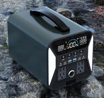 China Outdoor Lithium Portable Power Station 500W 1000W High Capacity Camping Battery for sale