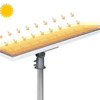 China 2700K LED Solar Integrated Street Light IP65 Waterproof Aluminum 2000lm 25Ah for sale